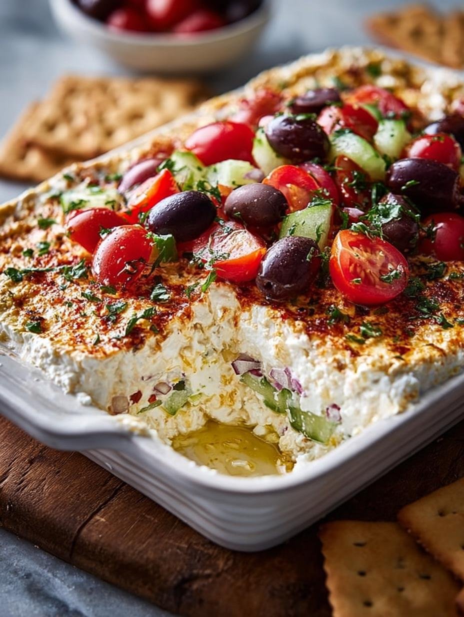 Delicious Greek Layer Dip: 7 Layers of Flavor - keepityummy