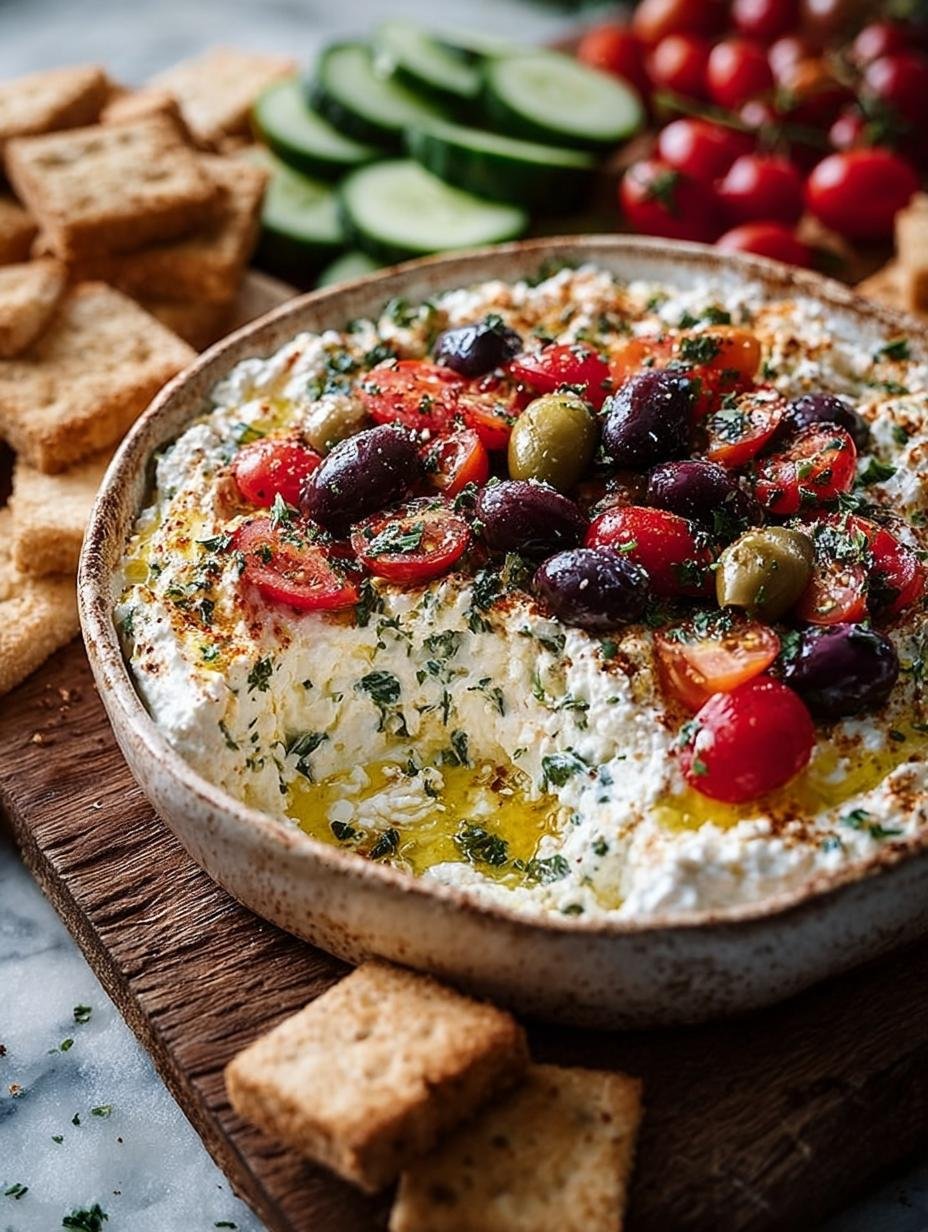 Delicious Greek Layer Dip: 7 Layers of Flavor - keepityummy