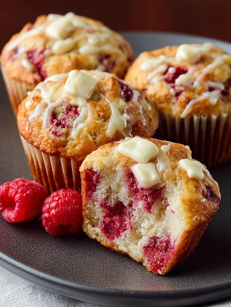 Raspberry White Chocolate Muffins: 12 Delightful Bites - keepityummy