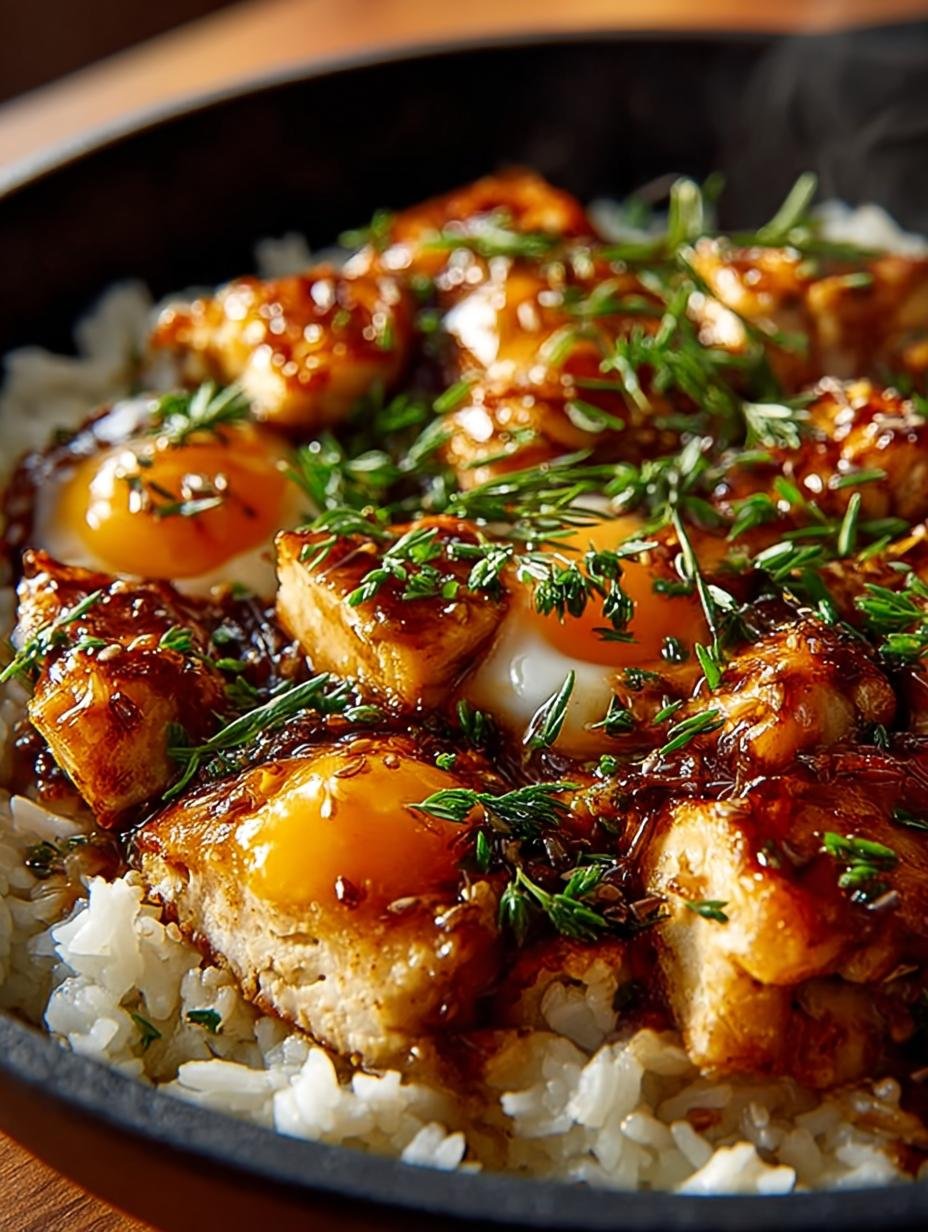 Savory One Pan Honey BBQ Chicken Rice Delight - keepityummy