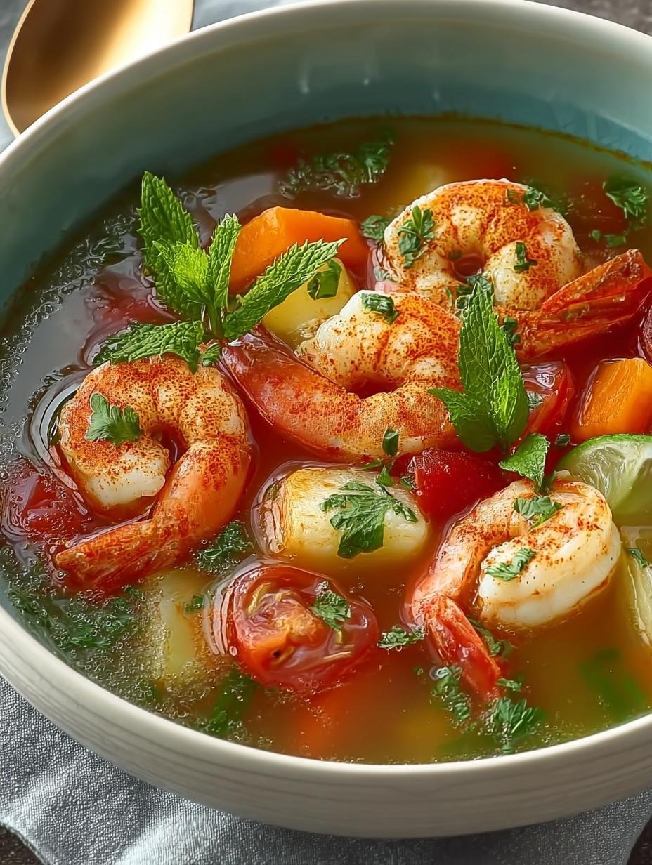 Delicious Caldo Camaron Mexican Shrimp for Comfort - keepityummy