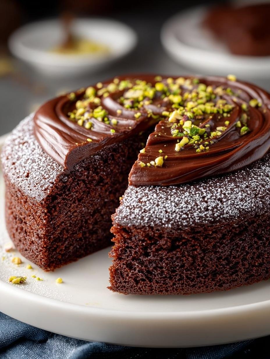 Indulge in a Moist Chocolate Olive Oil Cake Delight - keepityummy