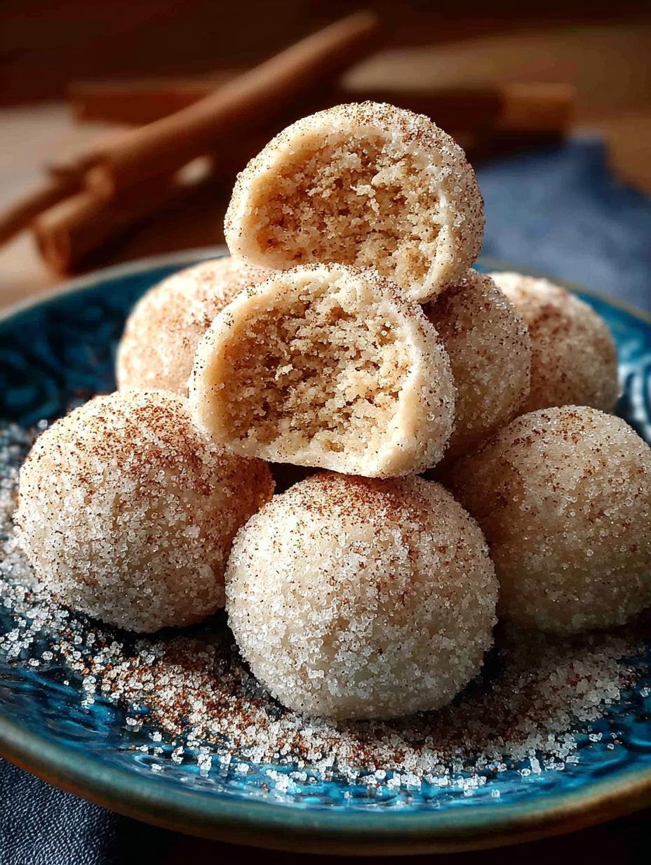 Delicious Cinnamon Sugar Snowball Cookies Recipe - keepityummy