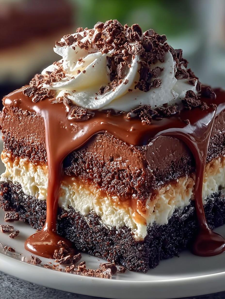 Decadent Brownie Refrigerator Cake: 7 Layers of Delight - keepityummy