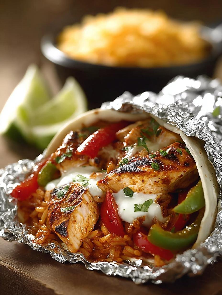 Foil Pack Chicken Fajita: 30-Minute Flavor Delight - keepityummy