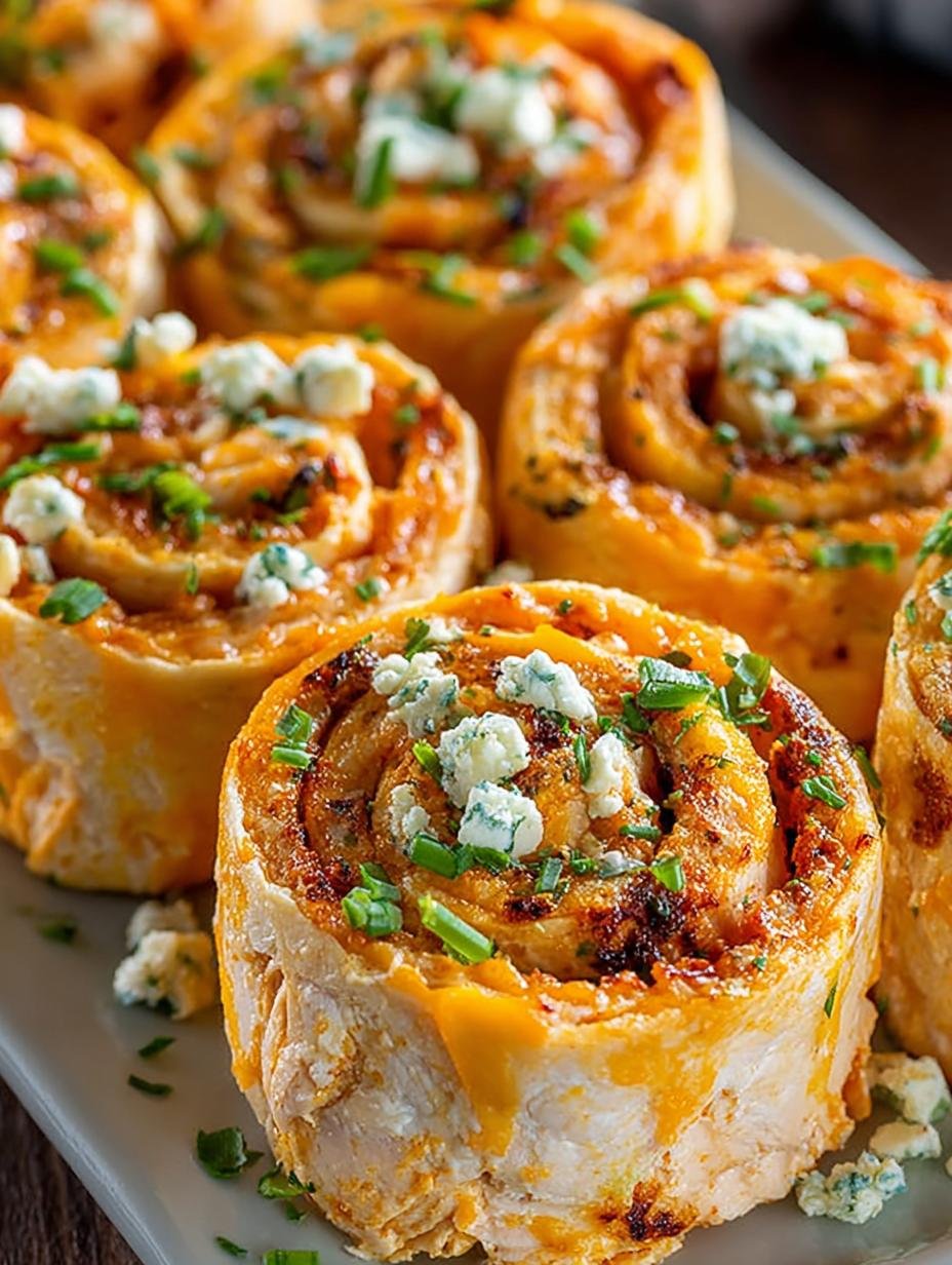Buffalo Chicken Pinwheels: 6 Irresistible Party Treats - keepityummy