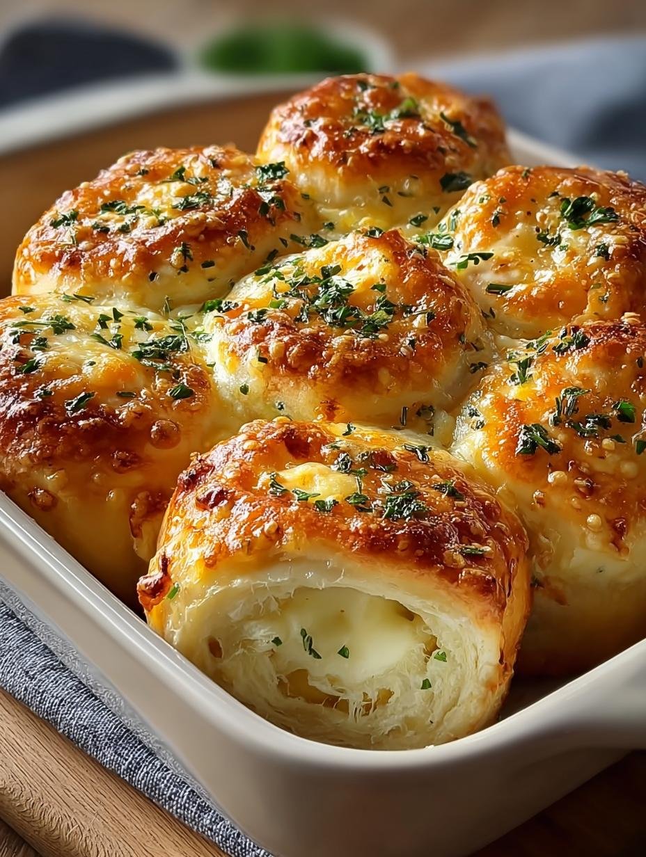 Buttery Cheese Garlic Rolls That Will Delight You - keepityummy